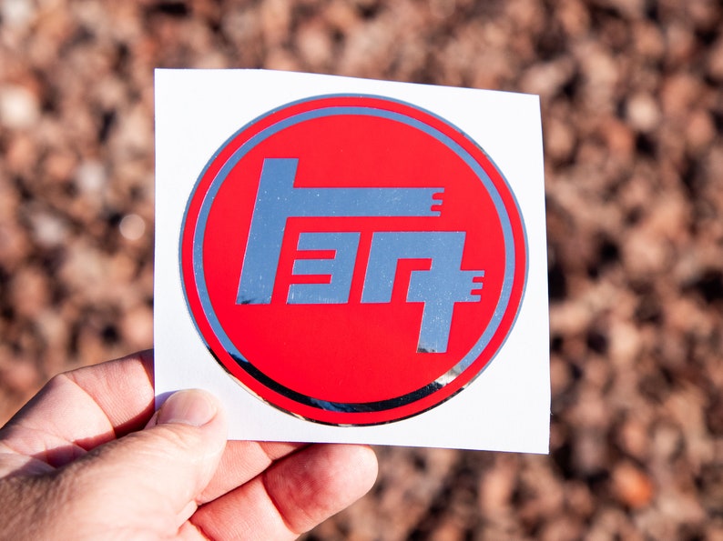 Toyota TEQ Vintage Retro Logo Multi Layers Foil Vinyl Decal 3.5inch - Etsy