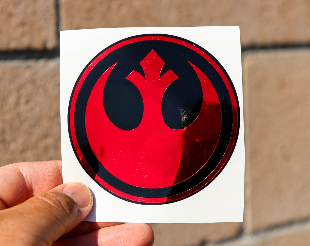 Star Wars Rebel Alliance Multi Layers Foil Vinyl Decal 3.5inch - Etsy