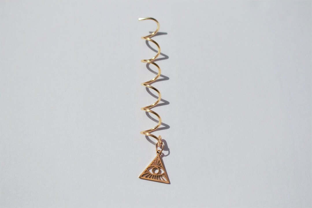 Eye Pyramid Hair Spiral Hair Jewelry Hair Charm Hair Twist Hair ...