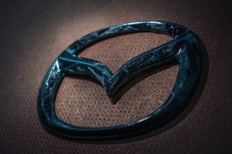 Mazda Carbon Forged Emblem - Etsy
