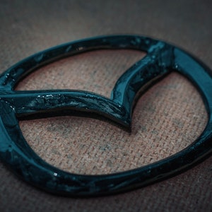 Mazda Carbon Forged Emblem - Etsy