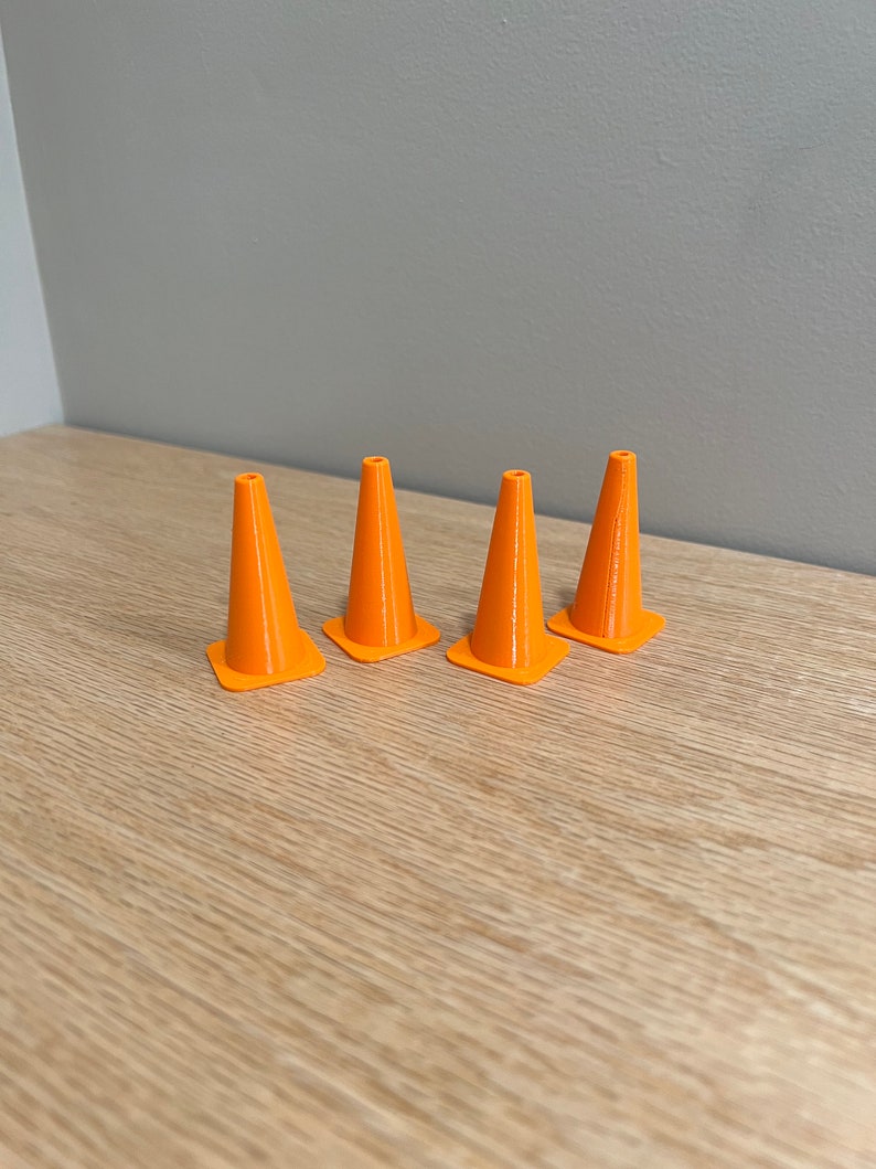 Mini Traffic Cones 12 Pack - Etsy
