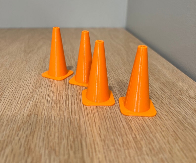 Mini Traffic Cones 6 Pack - Etsy
