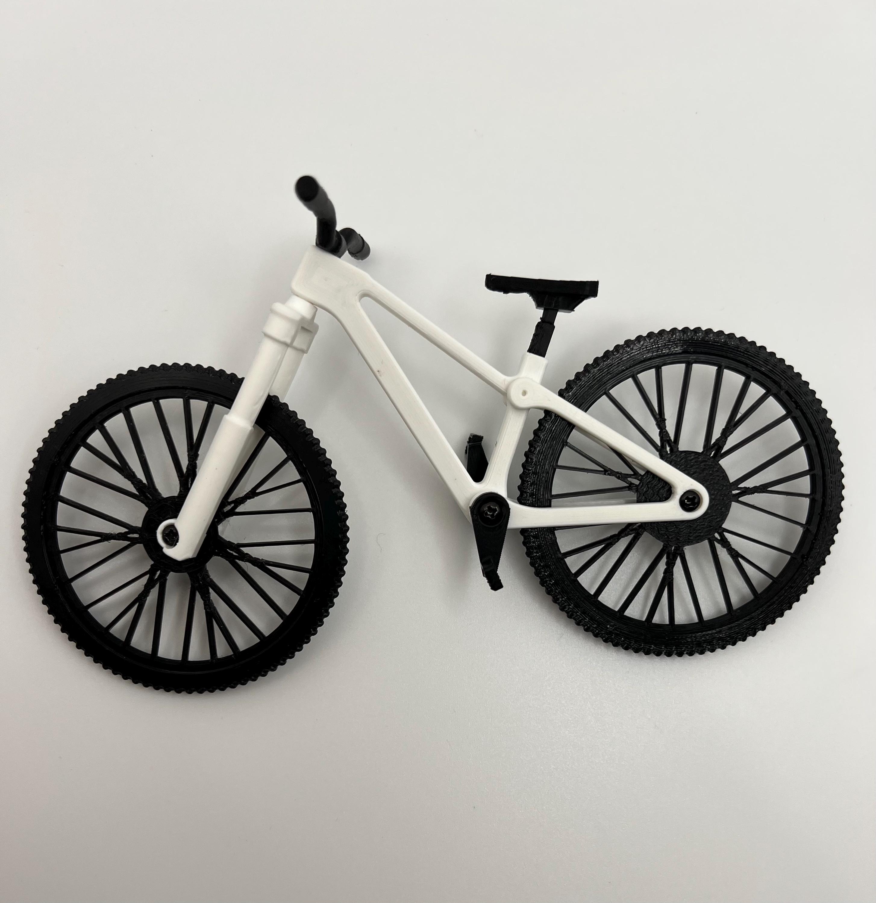 Hardtail Finger Mountain Bike - White - Etsy