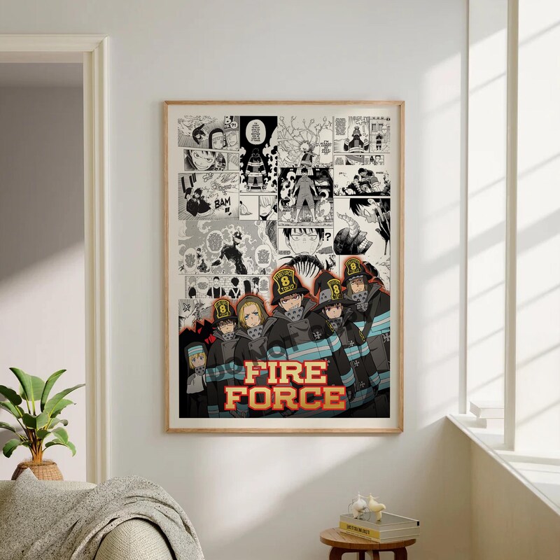 Fire Force Anime Decor - Etsy UK