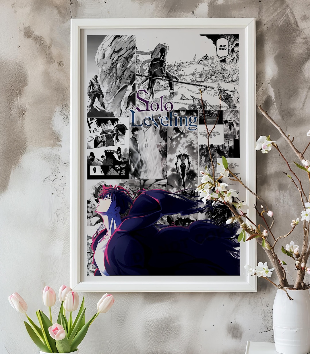 Anime Manga Poster - Shadow -digital Download - Curated Manga Panels ...