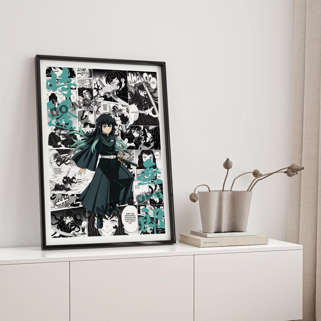 Anime Manga Poster Demon Muichiro Tokito Digital Download Curated Manga ...