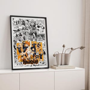 Anime Manga Poster - Haikyuu - Digital Download - Curated Manga Panels ...