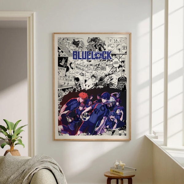 Blue Lock Manga Panels - Etsy