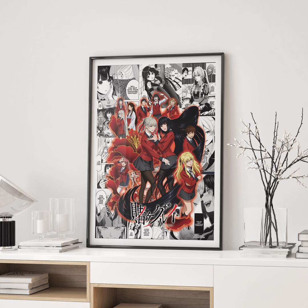 Anime Manga Poster - Kakegurui -digital Download - Curated Manga Panels ...