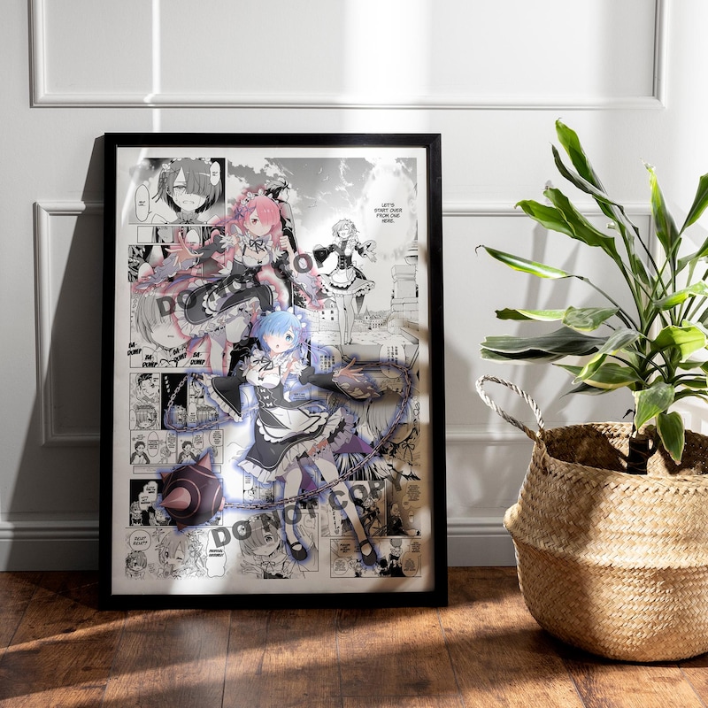 Anime Poster Re Zero - Etsy