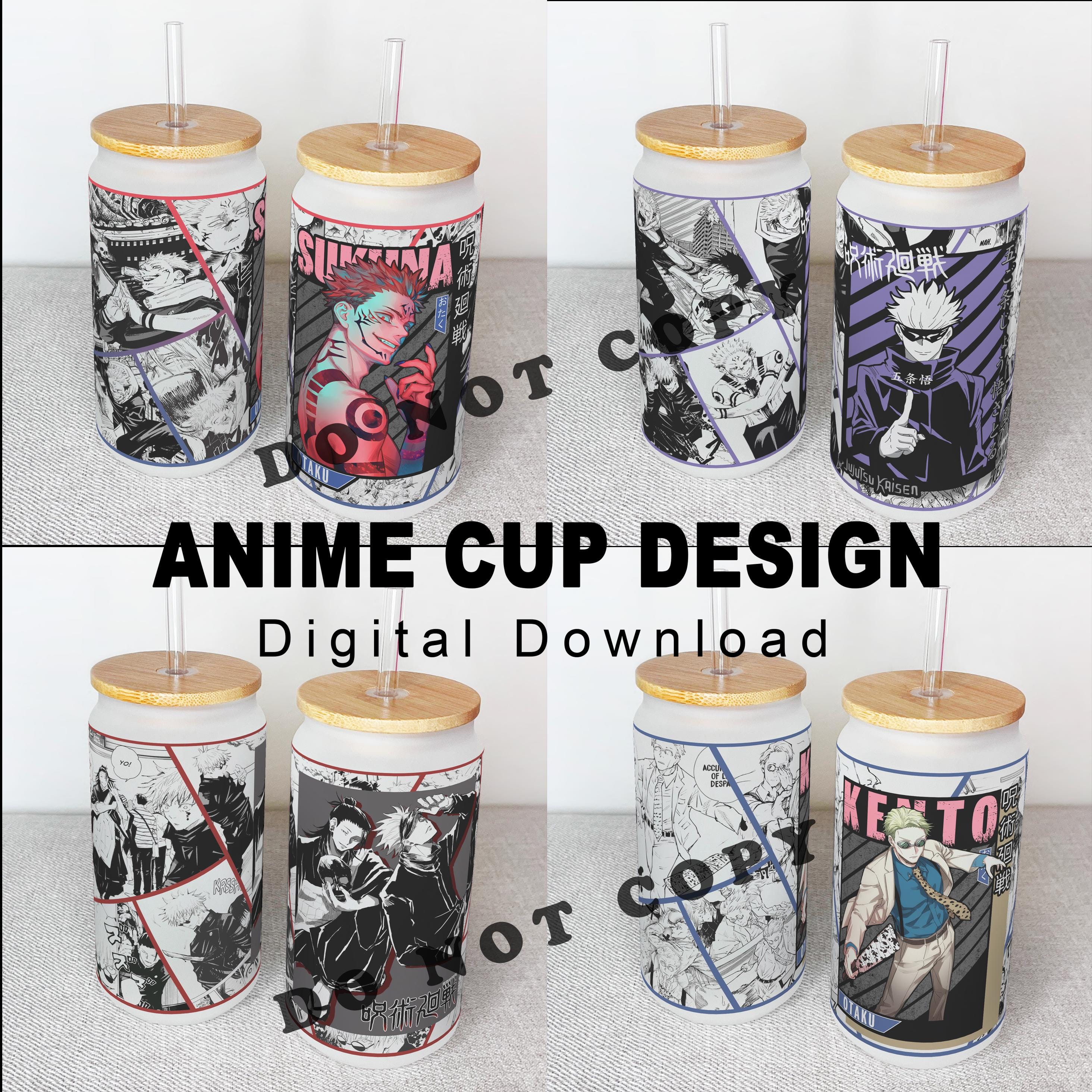 All Designs - Anime Cup Wrap -digital Download - Sublimation Design ...