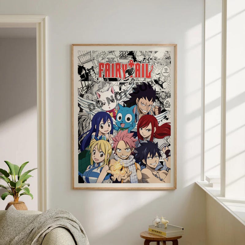 Fairy Tail Anime Print - Etsy