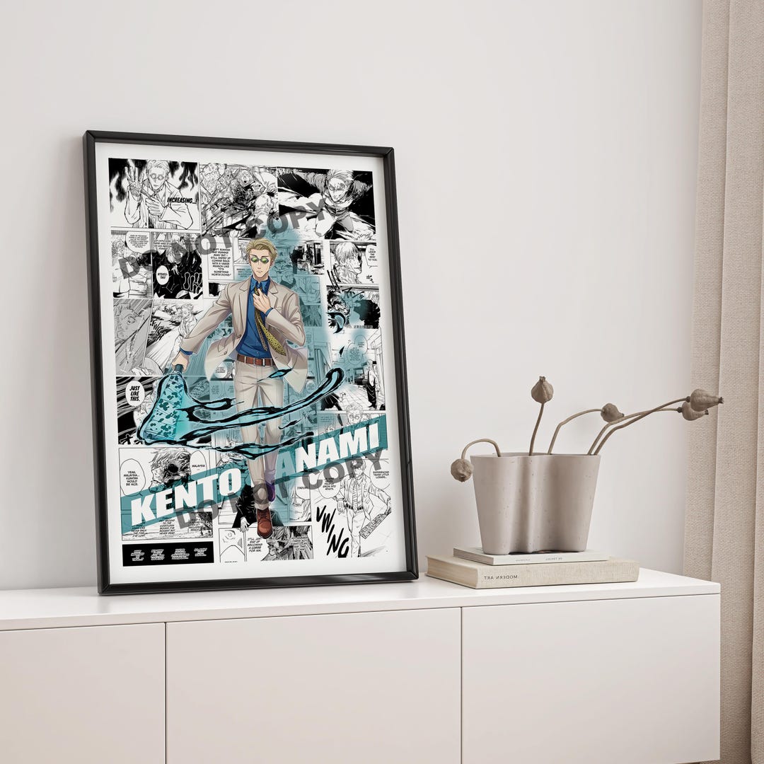 Anime Manga Poster - Jujutsu Kaisen - Digital Download - Curated Manga ...