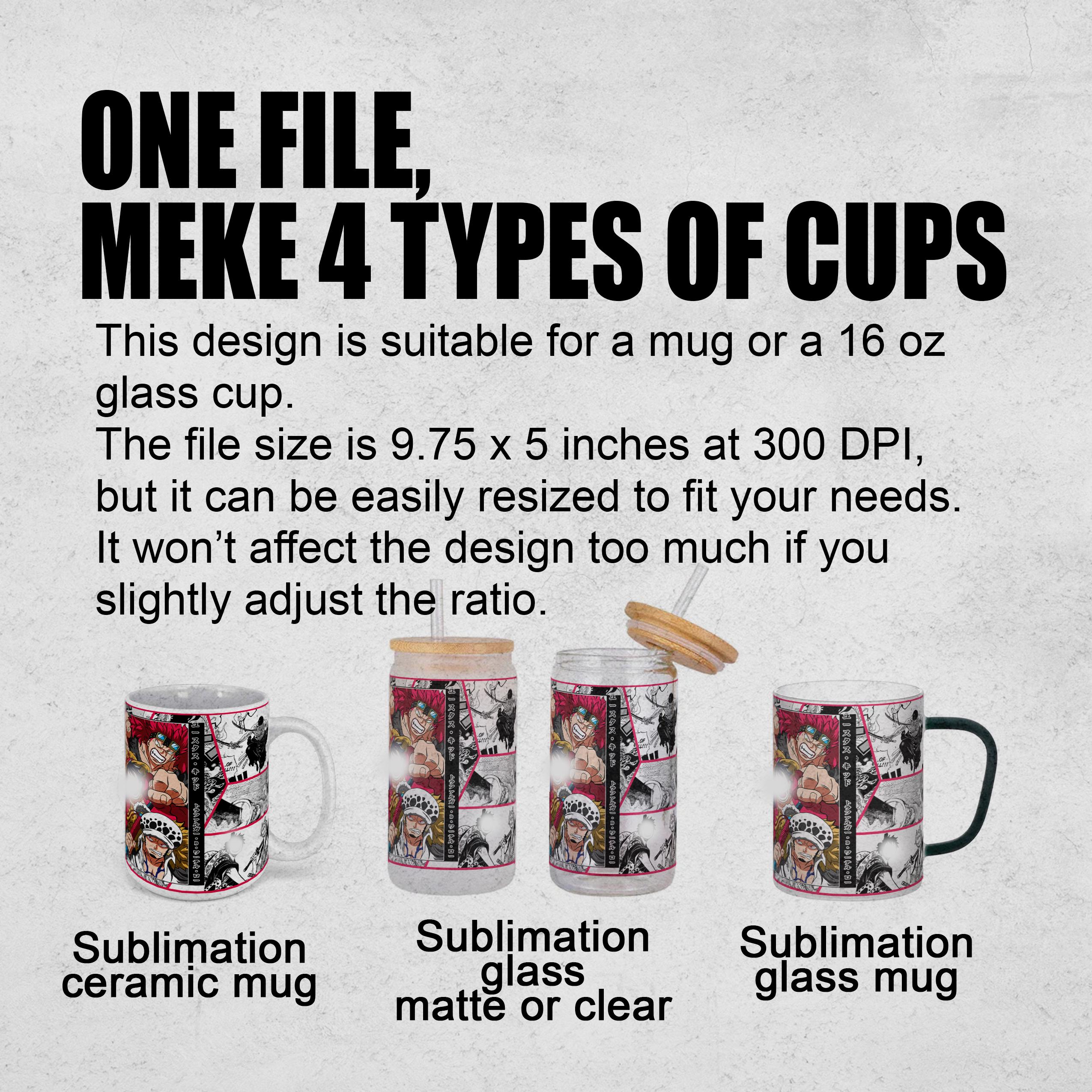 All Designs - Anime Cup Wrap -digital Download - Sublimation Design ...