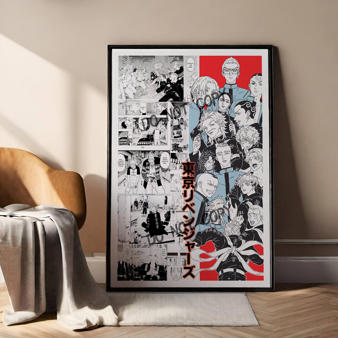 Anime Manga Poster - Tokyo Revengers - Digital Download - Curated Manga ...