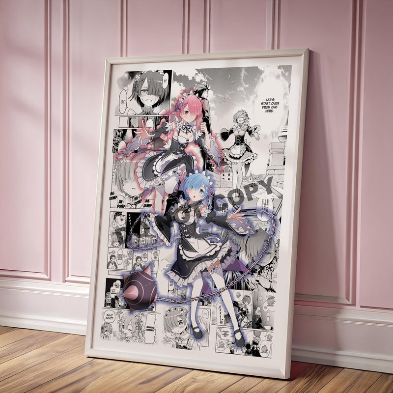 Re:zero Poster - Etsy