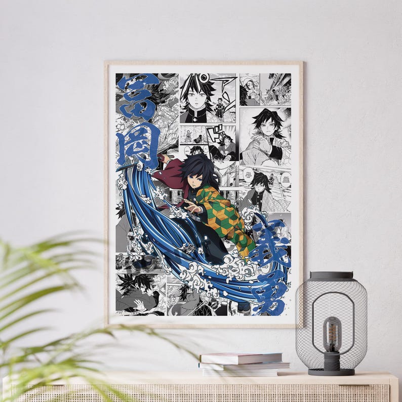 Anime Manga Poster - Digital Download - Curated Manga Panels - Wall Art ...