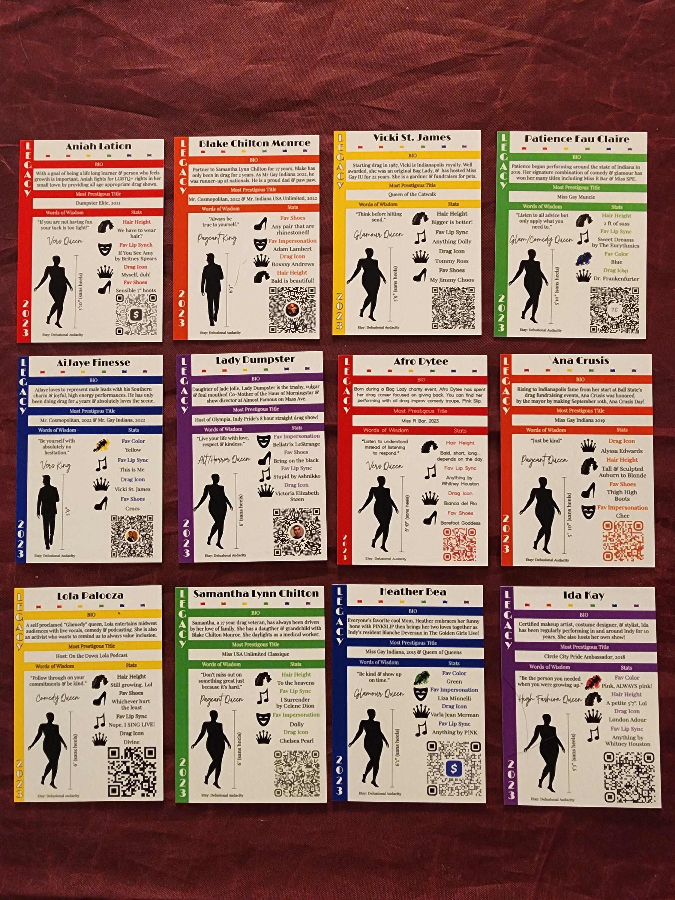 Drag Collectible Cards - GOLD FOIL First Edition - 400 Available! - Etsy