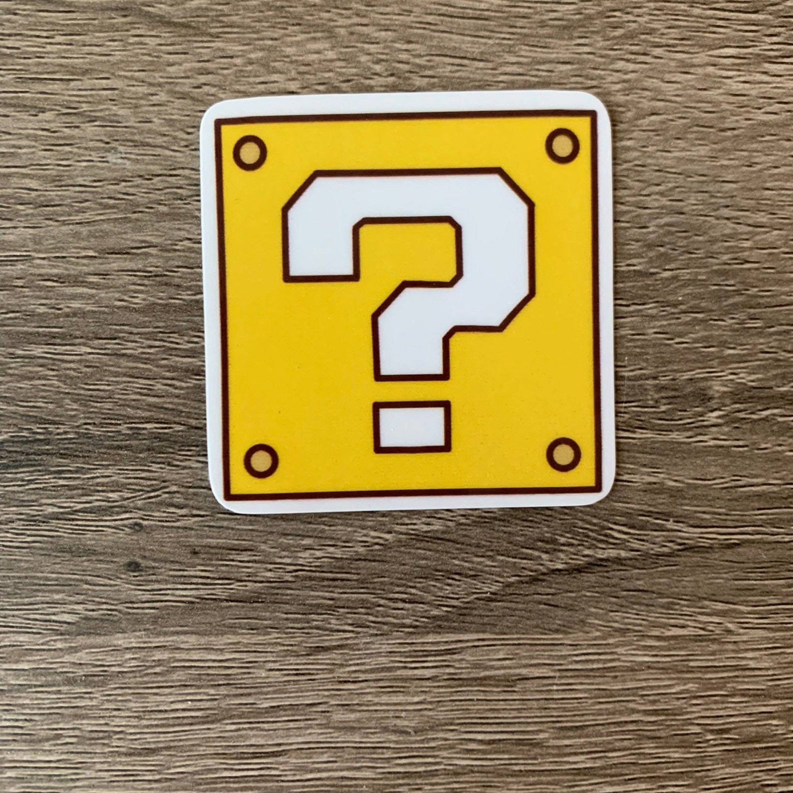 Super Mario Lucky Block Video Game Classic Kid Nerd Sticker - Etsy