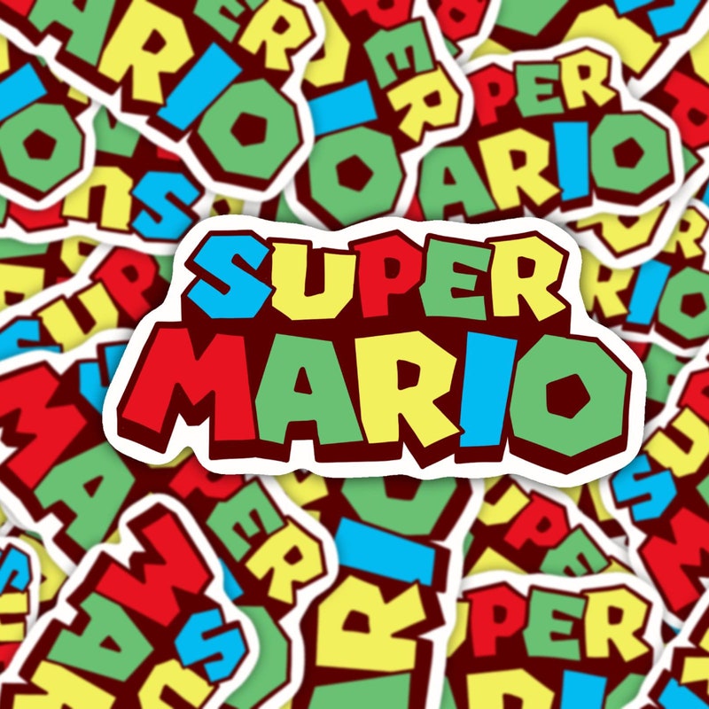 Super Mario Decal - Etsy