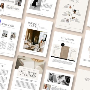 Editable Services & Pricing Guide Template, Edit on Canva, 25 ...