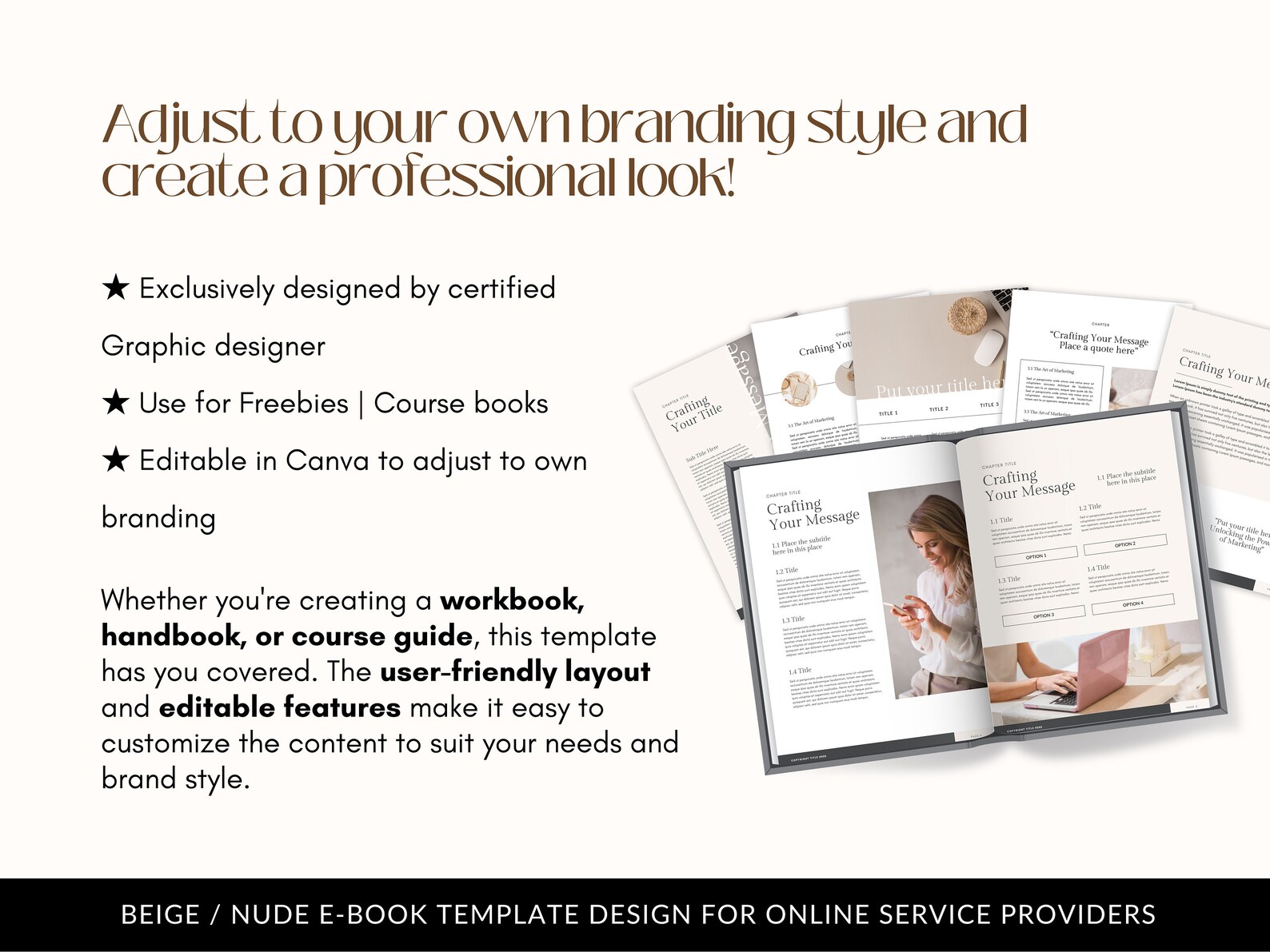 18 Pages Digital E-book Template | Editable Coaching Ebook | Canva ...