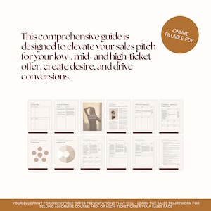 Sales Page Structure Blueprint | Fillable | Product Landing Page ...