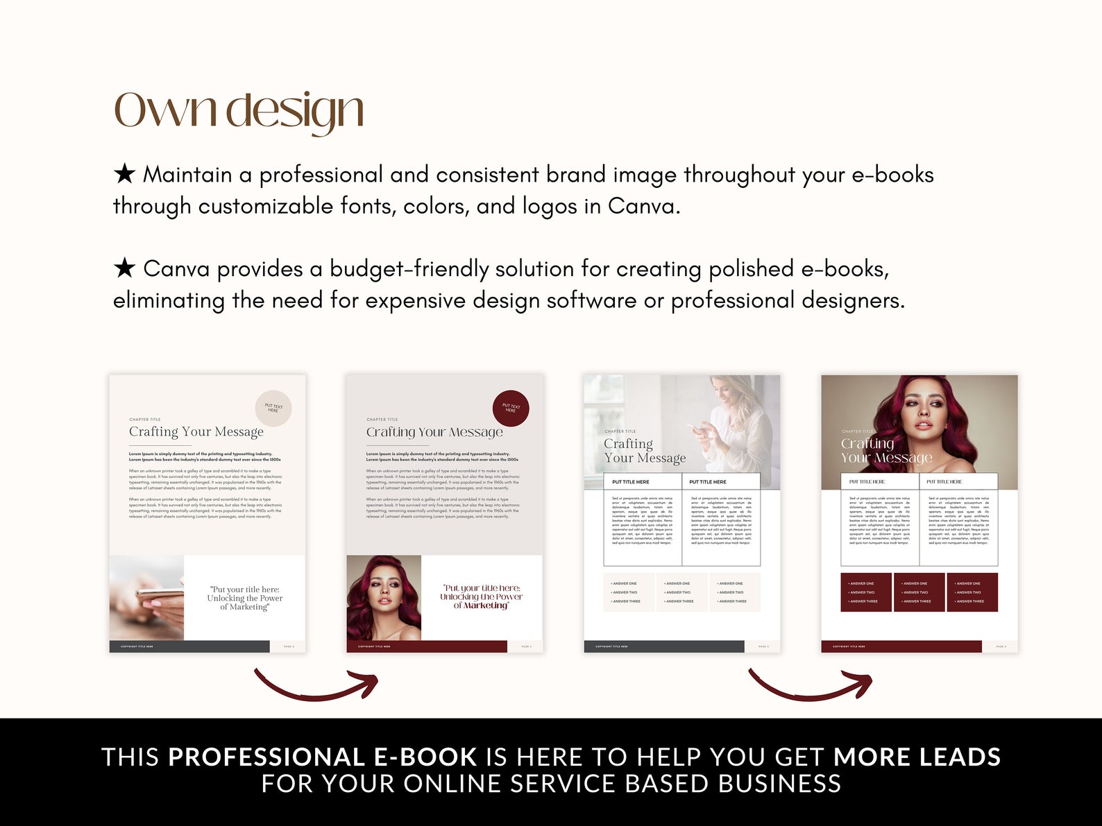 18 Pages Digital E-book Template | Editable Coaching Ebook | Canva ...