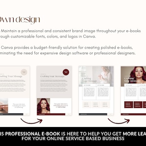 18 Pages Digital E-book Template | Editable Coaching Ebook | Canva ...