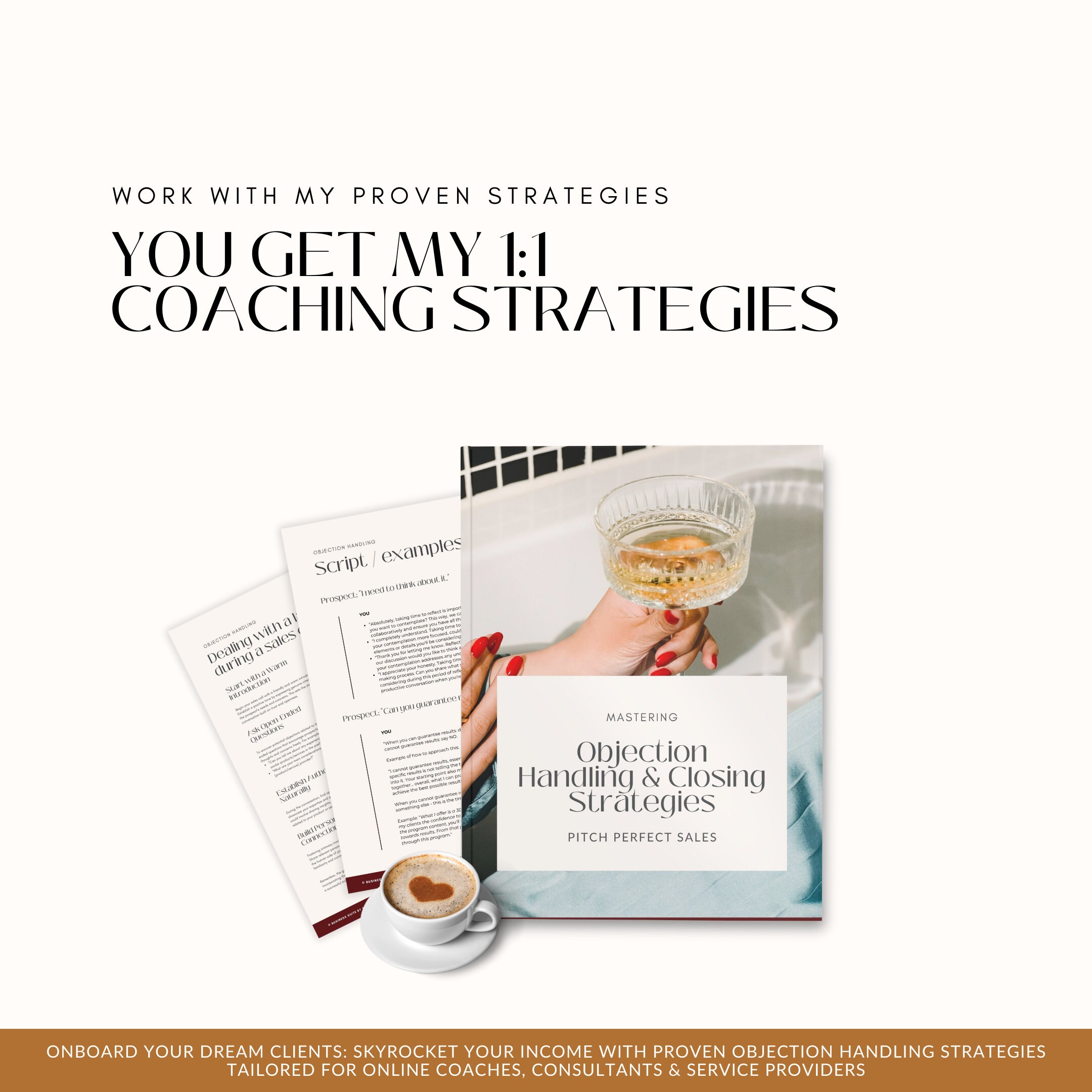 Sales Conversations Script Handbook | Objections High Ticket Sales ...