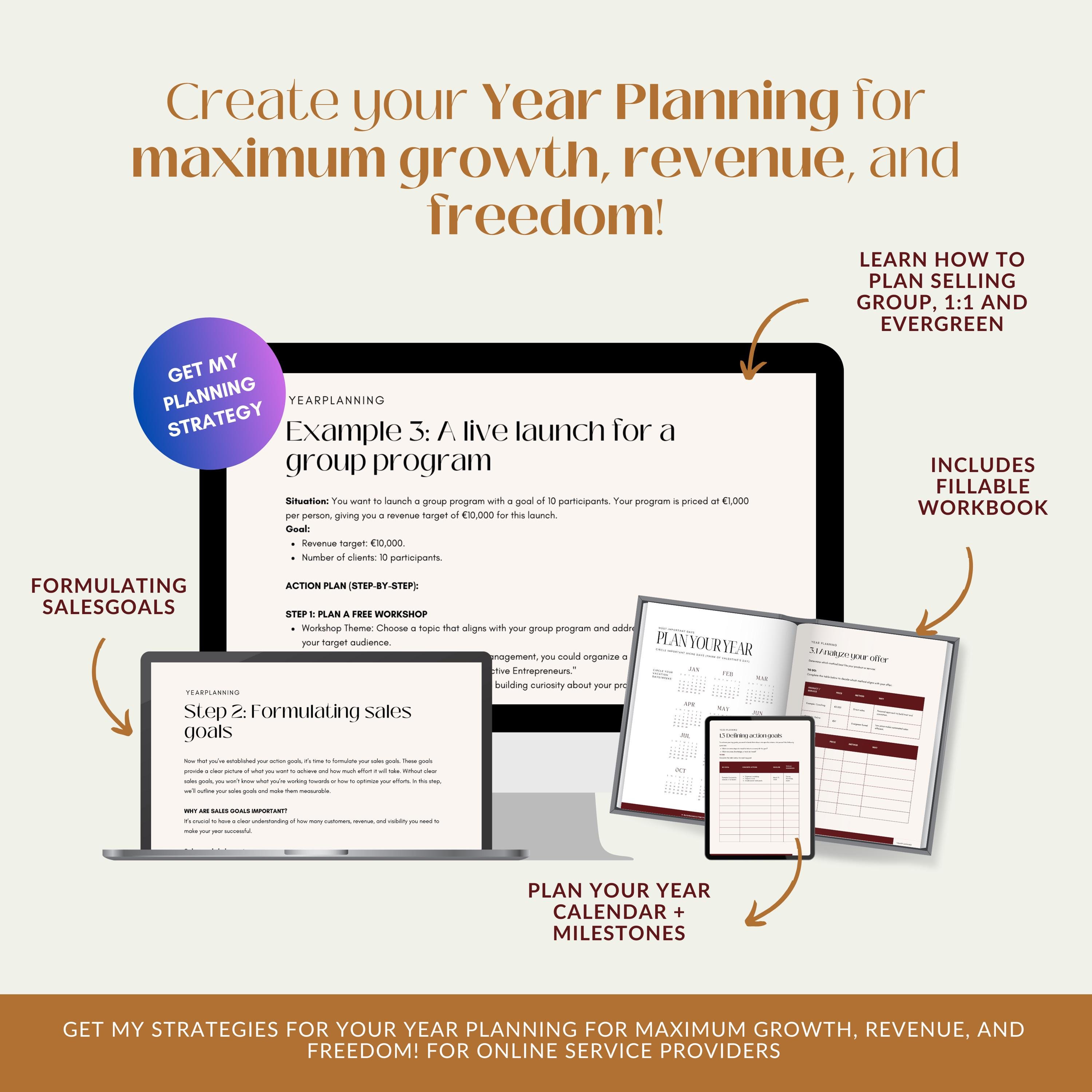 2025 Sales Calendar | Sales Planner | Selling Online | Online Business ...