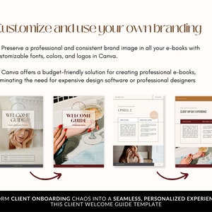Client Onboarding Guide Template | Canva Template | New Client Welcome ...