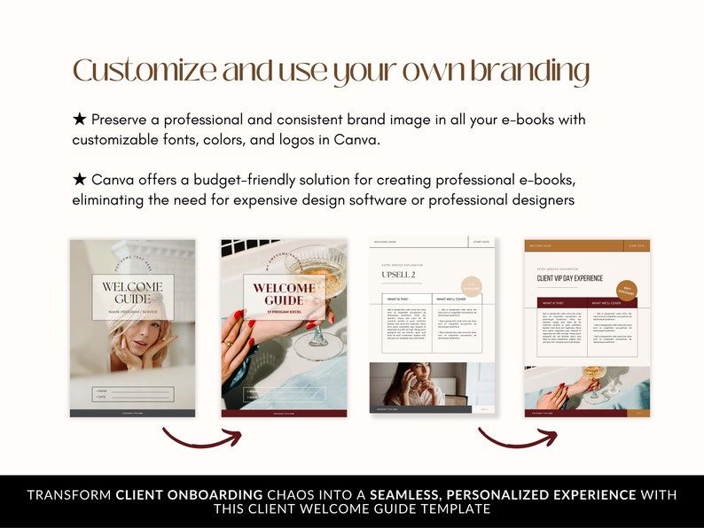 Client Onboarding Guide Template | Canva Template | New Client Welcome ...
