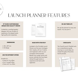 2025 Printable Launch Planner Calendar for Online Service Providers, Coaches, Consultants ...