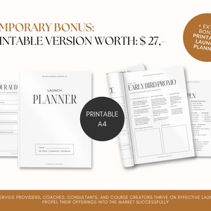 Notion Launch Template | Planner | Online Business Service Providers ...