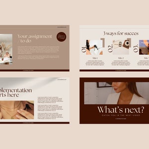 Online Course Sheets - Video Presentation Sheets | Canva Template ...