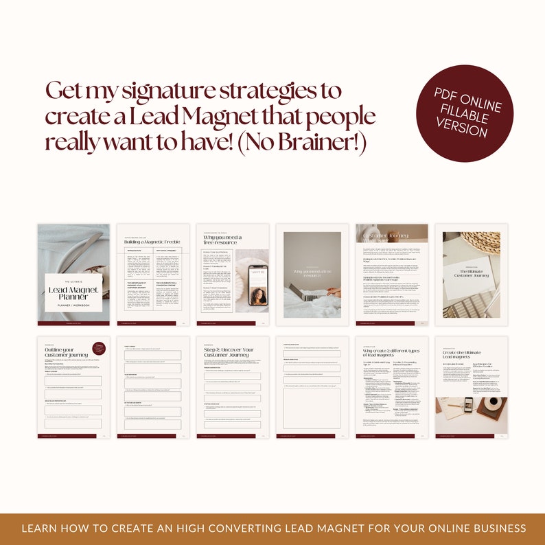 Lead Magnet Freebie E-book Roadmap | Email List Marketing | Marketing ...