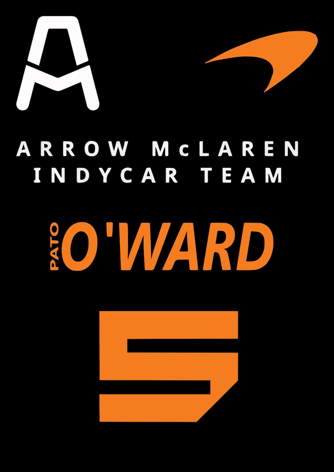 Mclaren Formula 1 Pato O'ward, Arrow Mclaren Indycar ,T Shirt, Mclaren ...