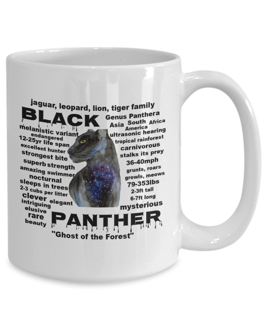 Panther Lover Gift, Panther Gift, Panther Cup, Panther Mug, Panther ...
