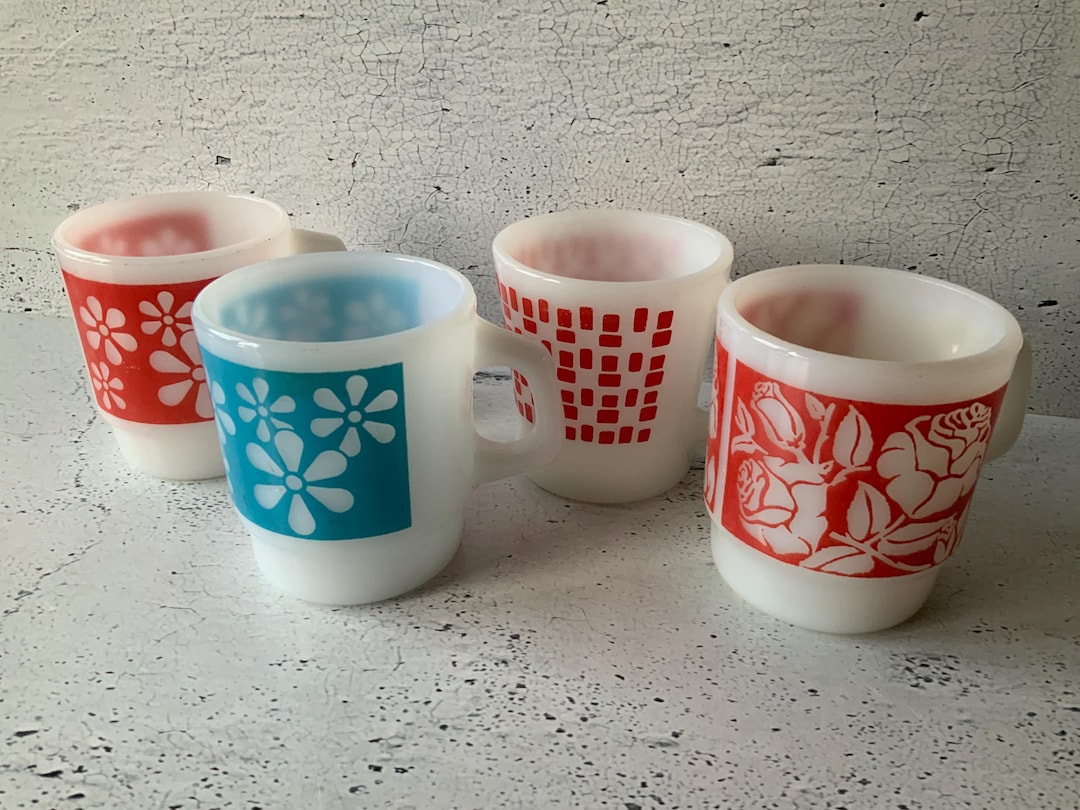 Fire King Mug. Anchor Hocking Coffee Cup. 1970’s. Vintage Kitchenwares ...