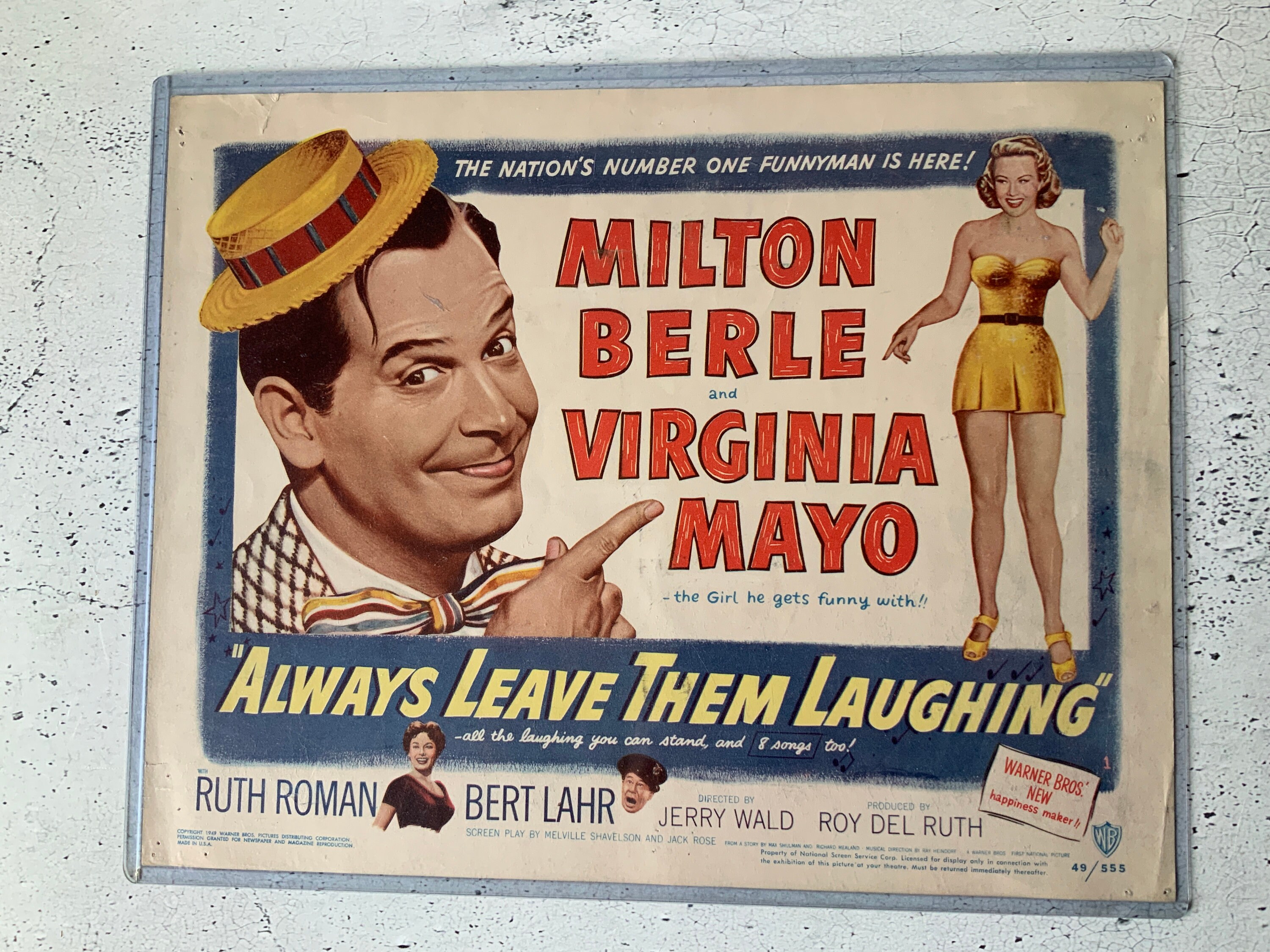 14” X 11” Movie Poster. Numbered Edition. Always Leave Them Laughing ...