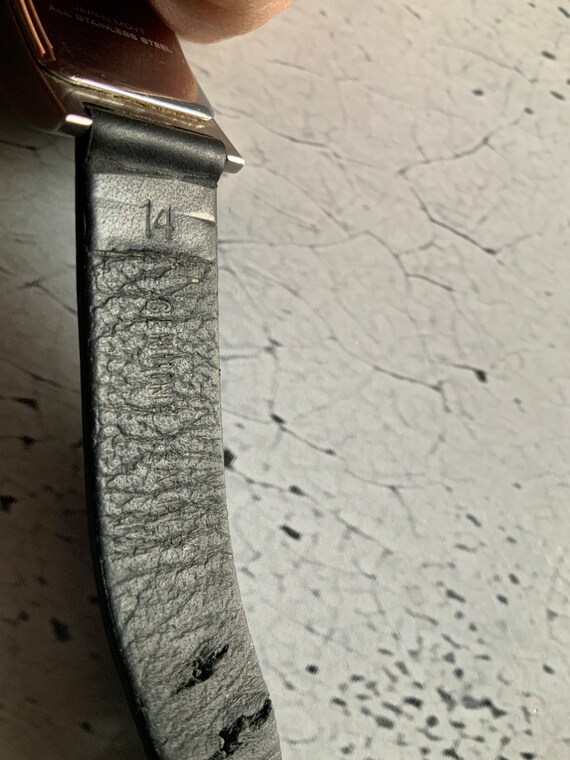 Cardinal All Steel watch. Black face. Stainless. With… - Gem