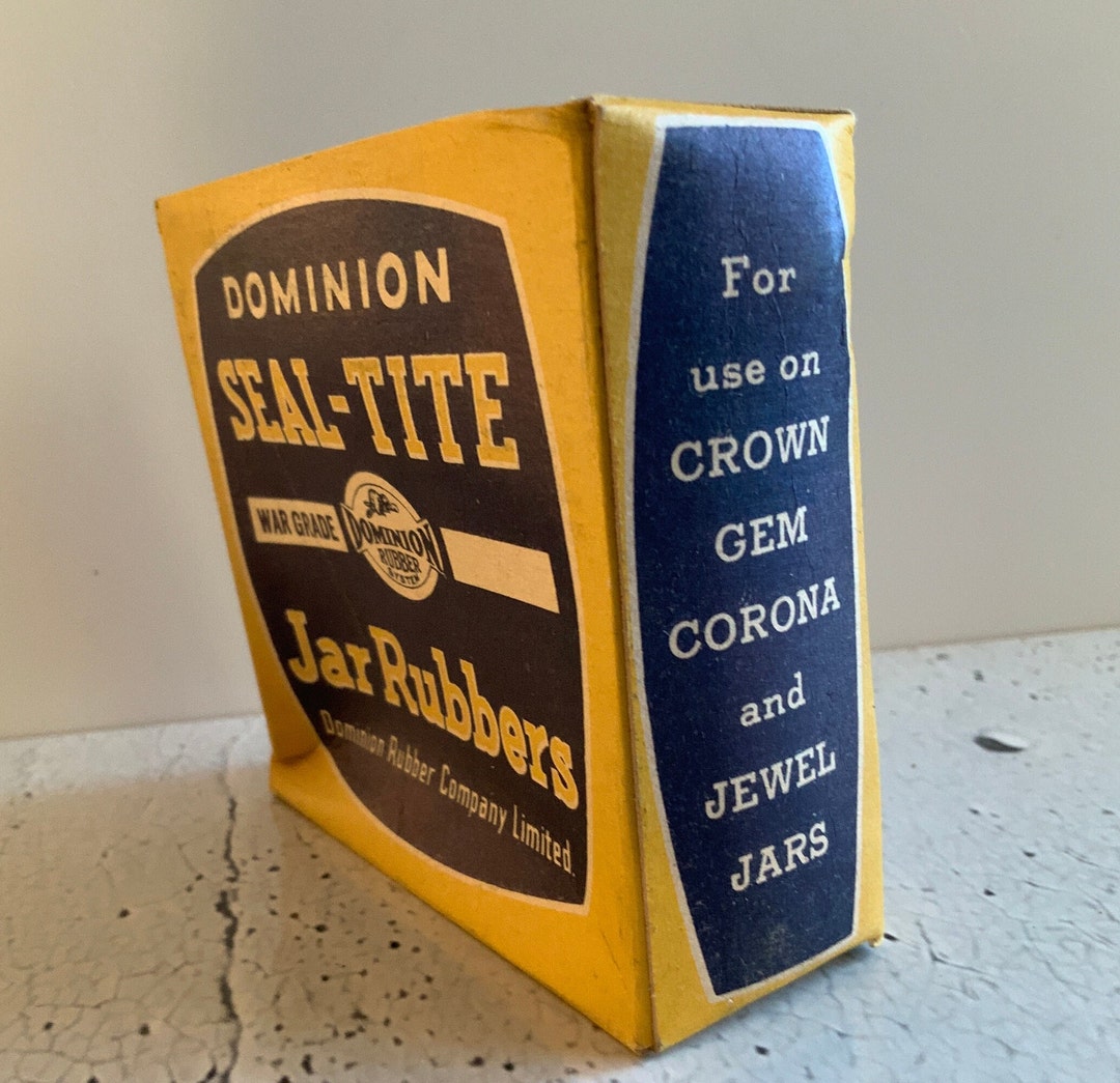 1940’s Jar Rubbers. Dominion. Unopened! Canning Jar Rings. Rubber Rings ...