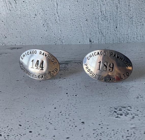 Badges! Chicago Rawhide Products Can. Ltd. 1940’s Vin… - Gem