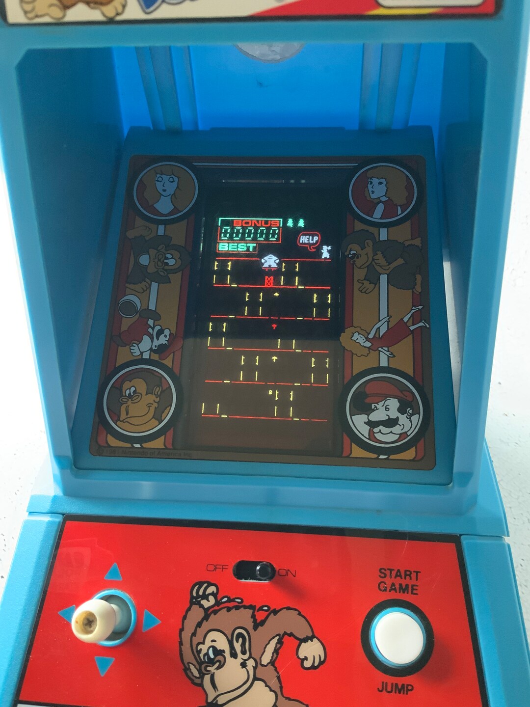 Donkey Kong Mini Arcade Game. Coleco 1982. Nintendo of America ...