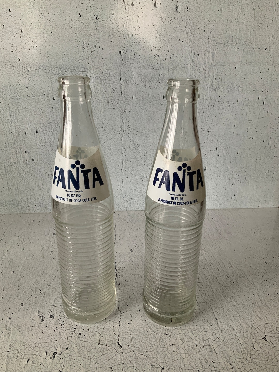 Classic Fanta Bottles. Pair. Vintage Soda Bottles. 1970’s. Glass Pop ...
