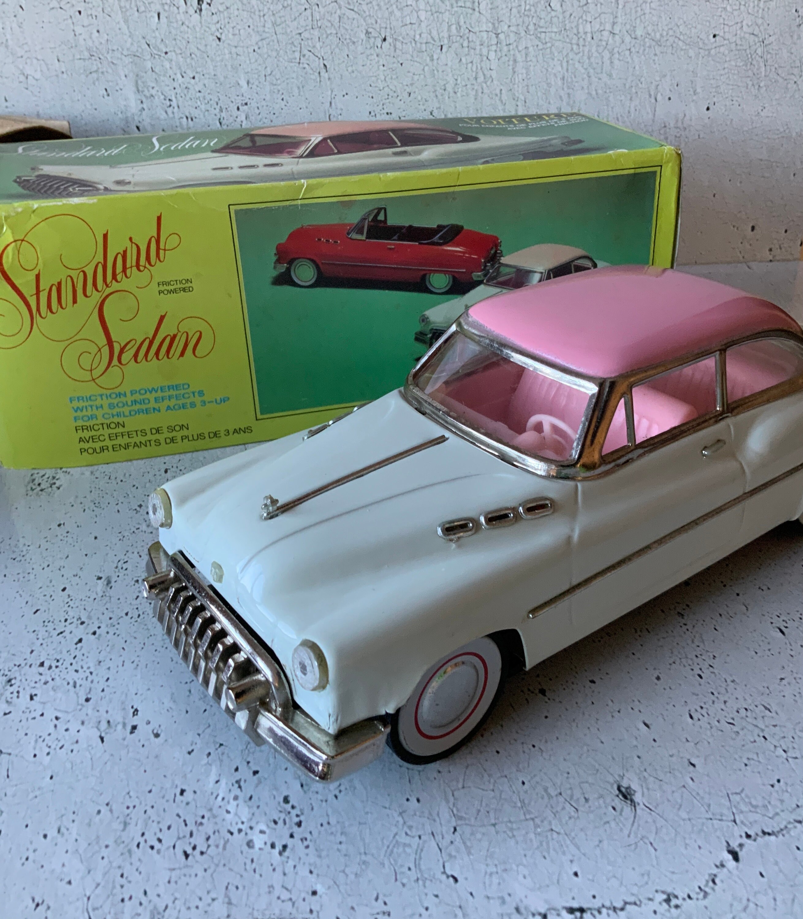 1950 Buick Roadmaster Car. Metal Scale Model Toy. Kinetic Push Wind ...