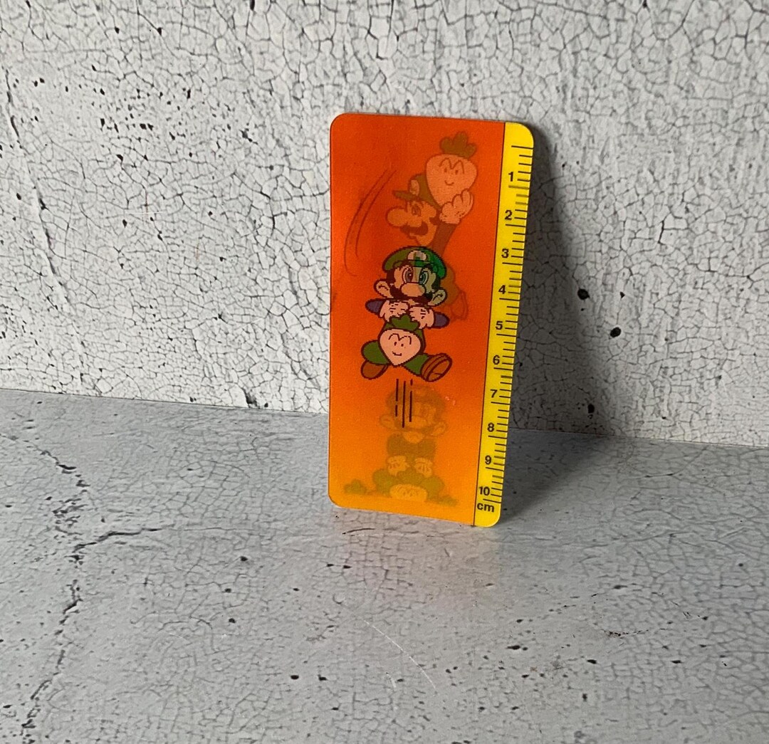 1991 Mario Nintendo Magic Motion Ruler. General Mills. Nintendo ...