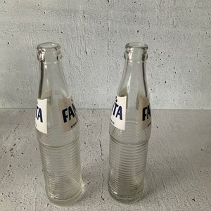 Classic Fanta Bottles. Pair. Vintage Soda Bottles. 1970’s. Glass Pop ...